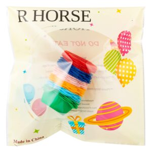 R HORSE 36Pcs Silicone Cupcake Liners Multicolor Flower Shapes Silicone Baking Cups Non-Stick Muffin Liners Washable Muffin Molds Reusable Silicone Cupcake Molds for Pan Oven Microwave Dishwasher