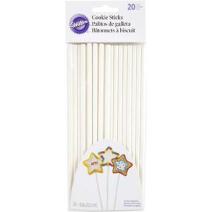 wilton cookie sticks, 8-inch, white