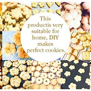 Cool Cook Cookie Press Machine Stainless Steel Biscuit Extruder Press Cookie Gun Kit Set DIY Biscuit Maker Baking Decoration Supplies