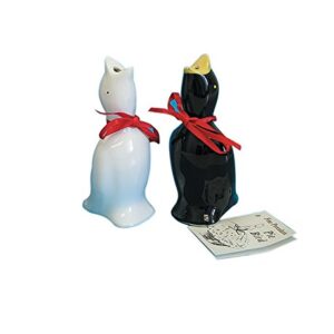 R&M International Black and White Pie Bird Vents, Set of 2