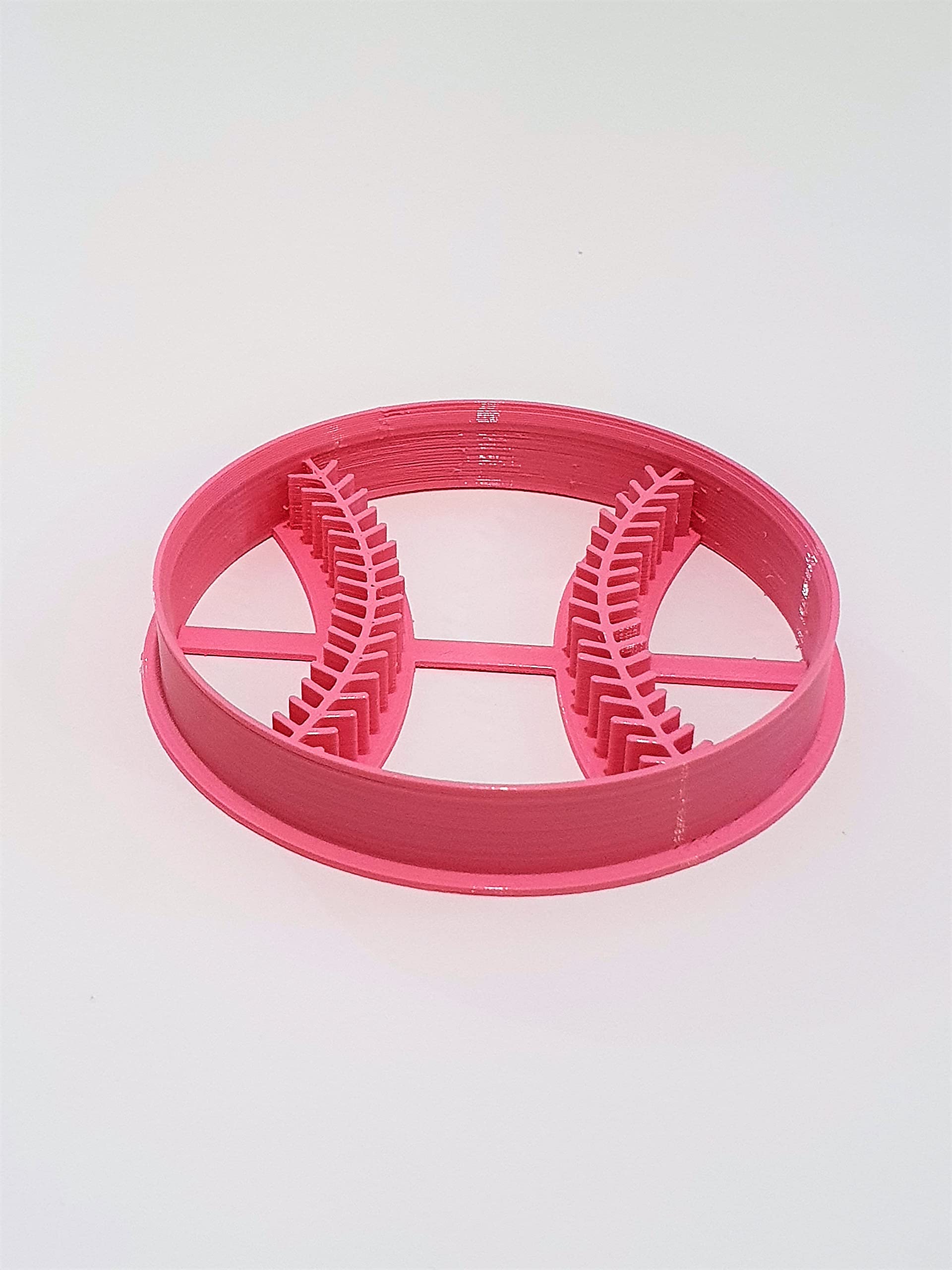 T3D Cookie Cutters Baseball Ball Cookie Cutter, Suitable for Cakes Biscuit and Fondant Cookie Mold for Homemade Treats, 3.46 x 3.46 x 0.55 Inch