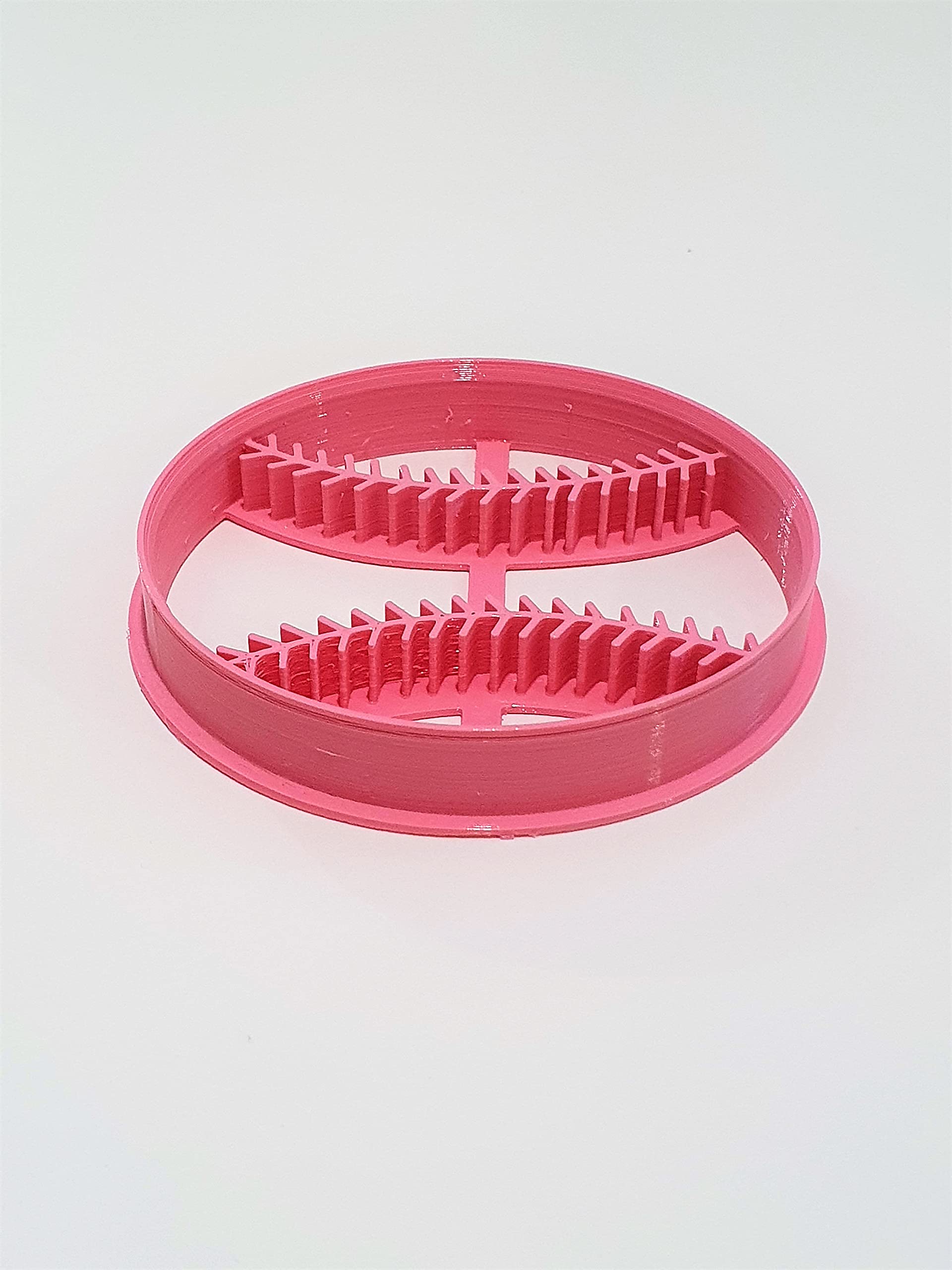 T3D Cookie Cutters Baseball Ball Cookie Cutter, Suitable for Cakes Biscuit and Fondant Cookie Mold for Homemade Treats, 3.46 x 3.46 x 0.55 Inch