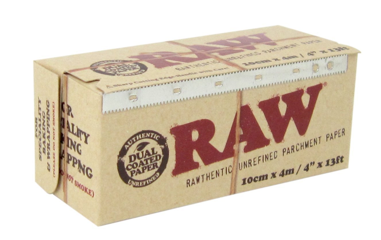 RAW Unrefined Parchment Paper Roll 100mm x 4m