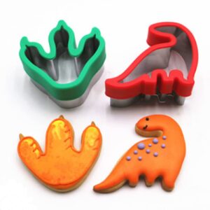 Dinosaur Dragon Cookie Cutters，Sandwich Cutter，Sandwich Cutter for Kids，Metal Biscuit Cutter Set，Fruit and vegetable cutting die（13Pcs/Cookie Cutter)