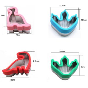 Dinosaur Dragon Cookie Cutters，Sandwich Cutter，Sandwich Cutter for Kids，Metal Biscuit Cutter Set，Fruit and vegetable cutting die（13Pcs/Cookie Cutter)