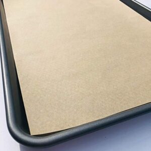 Natural Parchment Paper Unbleached 15x21 Inches Baking 100 Sheets | Worthy Liners Non-Stick Precut Baking Parchment, Perfect for baking cookies and cakes (100)