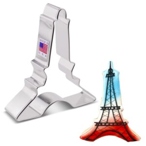 eiffel tower cookie cutter 4" made in usa by ann clark