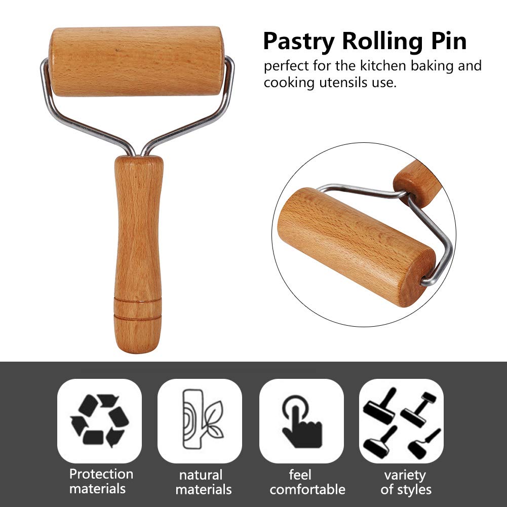 wooden rolling pins small rolling pin pizza roller pizza dough roller bread roller mini rolling pins ravioli rolling pin dough roller baking roller