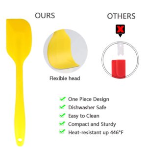 Silicone Spatulas Set, Rolling Pin, Cookie Cutters, Pastry Mat, Measuring Spoons and Cups, Dough Scraper, Cooking Baking Supplies for Teens Juniors Kids Adult Beginners(31-pieces)