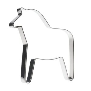 colibrox scandinavian sweden swedish dala horse cookie cutter #186hor