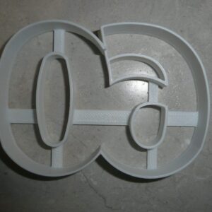 NUMBER 60 SIXTY ANNIVERSARY BIRTHDAY EVENT COOKIE CUTTER MADE IN USA PR108-60