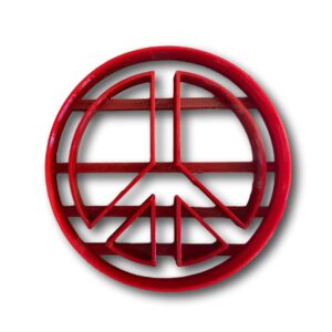 Peace Symbol Cookie Cutter (4 inches)