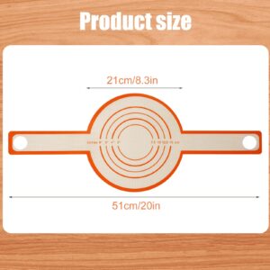 2pcs Baking Mat for Dutch Oven, Silicone Bread Sling Multifunctional Baking Mat for Dutch Oven Reusable Dutch Oven Liner with Long Handles