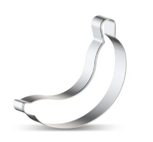 wjsyshop banana cookie cutter - a