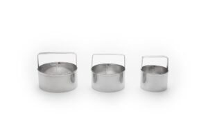 fox run biscuit cutter set, 3-piece