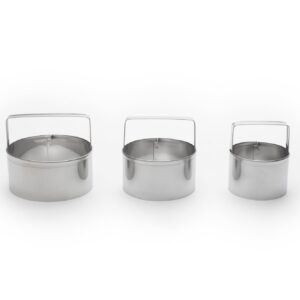 Fox Run Biscuit Cutter Set, 3-Piece