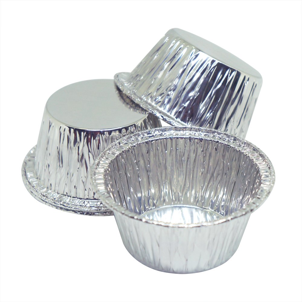 MYStar 2.6" Disposable Aluminum Foil, Mini Cupcake/Muffin Baking Cups, Pack of 150