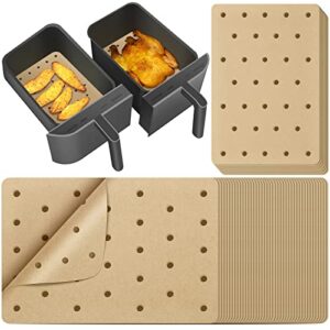 300 pcs air fryer accessories for ninja foodi dual air fryer, air fryer parchment paper,air fryer paper liners & high temperature resistant for ninja dz201 foodi 6-in-1 8-qt.2-basket