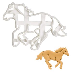 horse running cookie cutter, 1 piece - bakerlogy