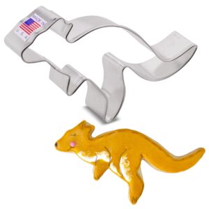 kangaroo cookie cutter, 4.5" made in usa by ann clark