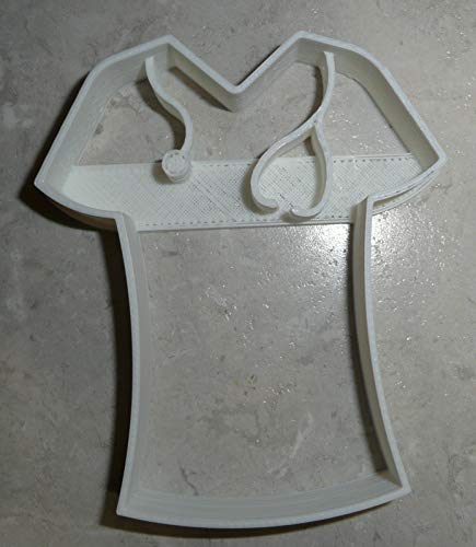 NURSE SCRUBS NURSES SHIRT DOCTOR MEDICAL PROFESSIONAL NURSING THEME COOKIE CUTTER MADE IN USA PR2180