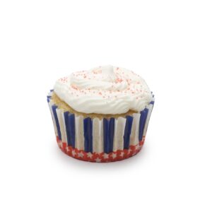 Fox Run Patriotic Bake Cup Set, 3 x 3 x 1.25 inches, Multicolored