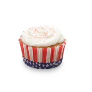 Fox Run Patriotic Bake Cup Set, 3 x 3 x 1.25 inches, Multicolored