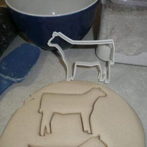 SHOW STEER HEIFER COW CATTLE FULL BODY FARM ANIMAL LIVESTOCK COOKIE CUTTER MADE IN USA PR2435