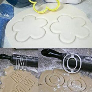 HAPPY MOTHERS DAY LETTERS M O M FLOWER MAMA MOMMY SET OF 3 COOKIE CUTTERS MADE IN USA PR1226