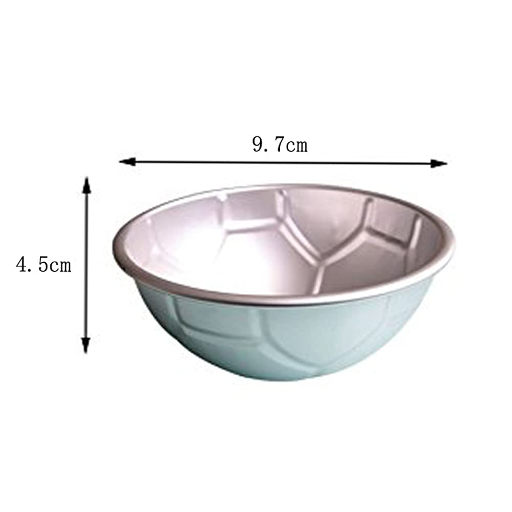 3D Soccer Ball Pan,LQQDD Football Shape Cake Pan and The Easiest Soccer Cookie Ever Cutter Set,Football Cutter Cake Mold for Stadium Player World Cup Master Chart Cake Decoration Gumpaste Fondant Mold