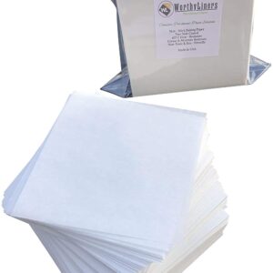 Worthy Liners Parchment Paper Squares 1000 Pieces (4 X 4 Inch)