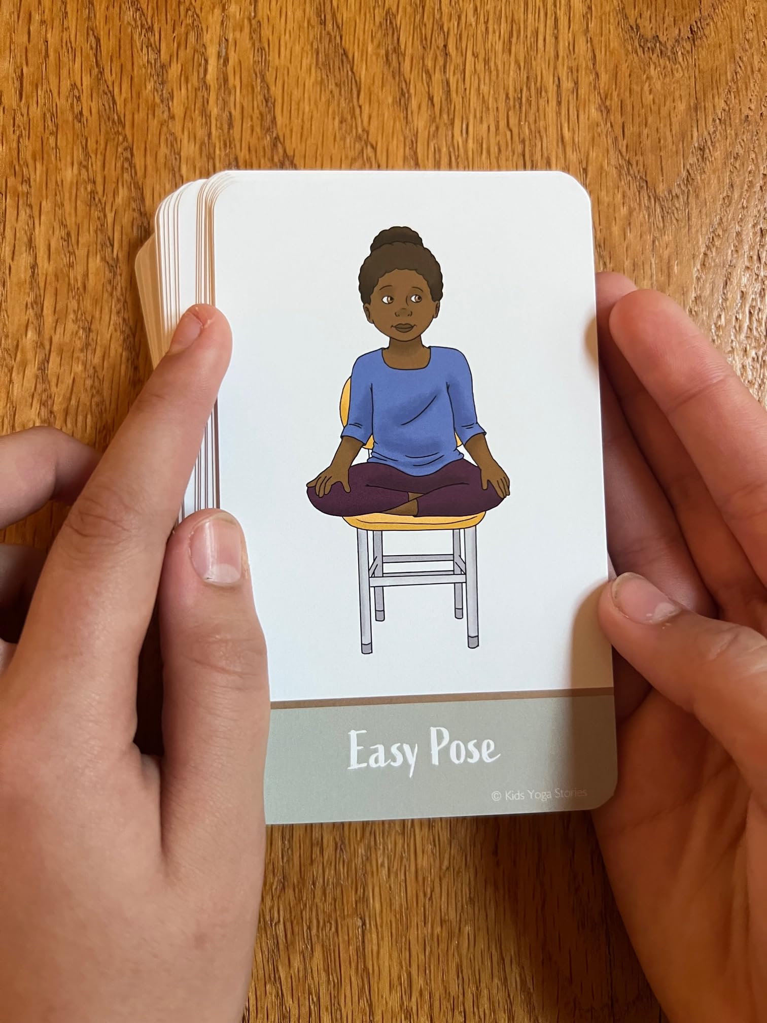 Kids Yoga Stories Chair Yoga Poses Cards for Kids: Short Movement Breaks for Calm and Focus in Classroom, Play Therapy or Calm Down Corner