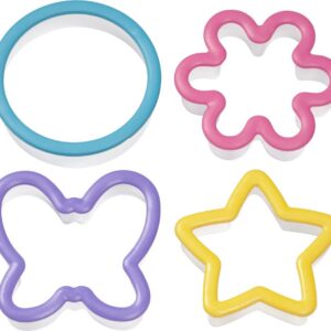 Wilton 4-Piece Comfort Grip Cookie Cutter Set, Assorted