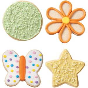 Wilton 4-Piece Comfort Grip Cookie Cutter Set, Assorted