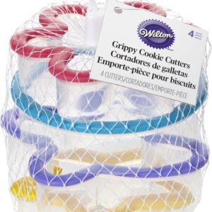 Wilton 4-Piece Comfort Grip Cookie Cutter Set, Assorted