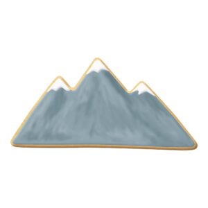 Mountains Cookie Cutter 4.5 in – Made in the USA – Foose Cookie Cutters Tin Plated Steel – Cookie Mold