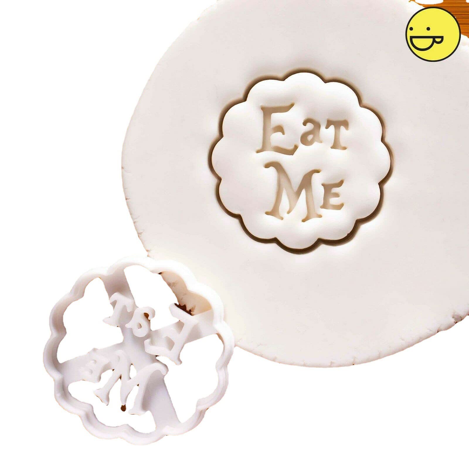 Eat Me Cake Alice In Wonderland Crazy Teapot Drink Me Treat Dessert Quotes Mad Cutter Cookie 2024 Cookie Molds With Good Wishes (Color : 3pcs)