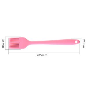 Silicone Basting Brush - Heat Resistant Pastry Baking Bread Cake Oil Butter Brushes for BBQ Grill Kitchen Brush Meat Sauce Marinades(pink)