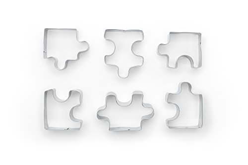 Fox Run Cookie Cutter Set, Puzzle Pieces Cookie Cutter Set