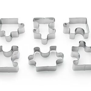 Fox Run Cookie Cutter Set, Puzzle Pieces Cookie Cutter Set