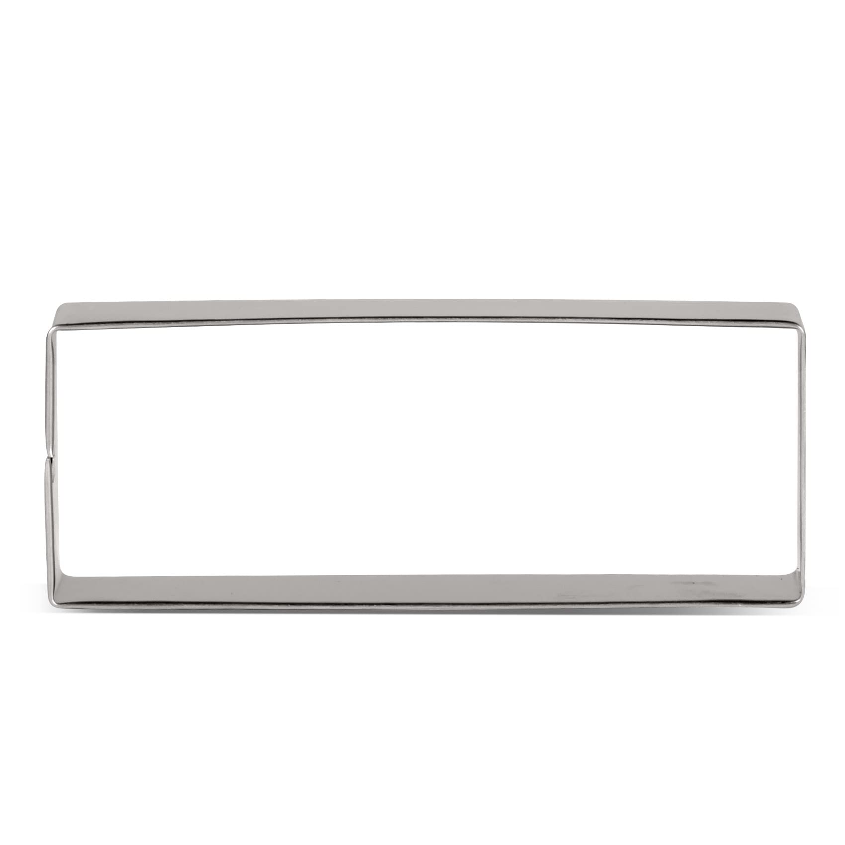 LILIAO Rectangle Cookie Cutter, Stainless Steel (4 x 1.5 inches)