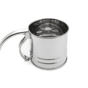 Fox Run Flour Sifter, Stainless Steel, 1-Cup, Metallic