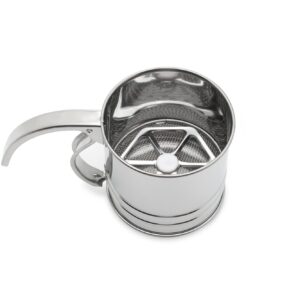 Fox Run Flour Sifter, Stainless Steel, 1-Cup, Metallic