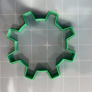 Gear Cookie Cutter (4 inch)