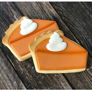 Pumpkin Pie Slice Cookie Cutter 4.5" Made in USA by by Ann Clark Cookie Cutters