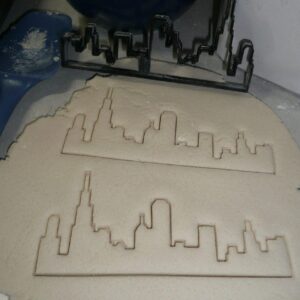 CHICAGO SKYLINE SILHOUETTE WINDY CITY SKYSCRAPERS COOKIE CUTTER MADE IN USA PR3370