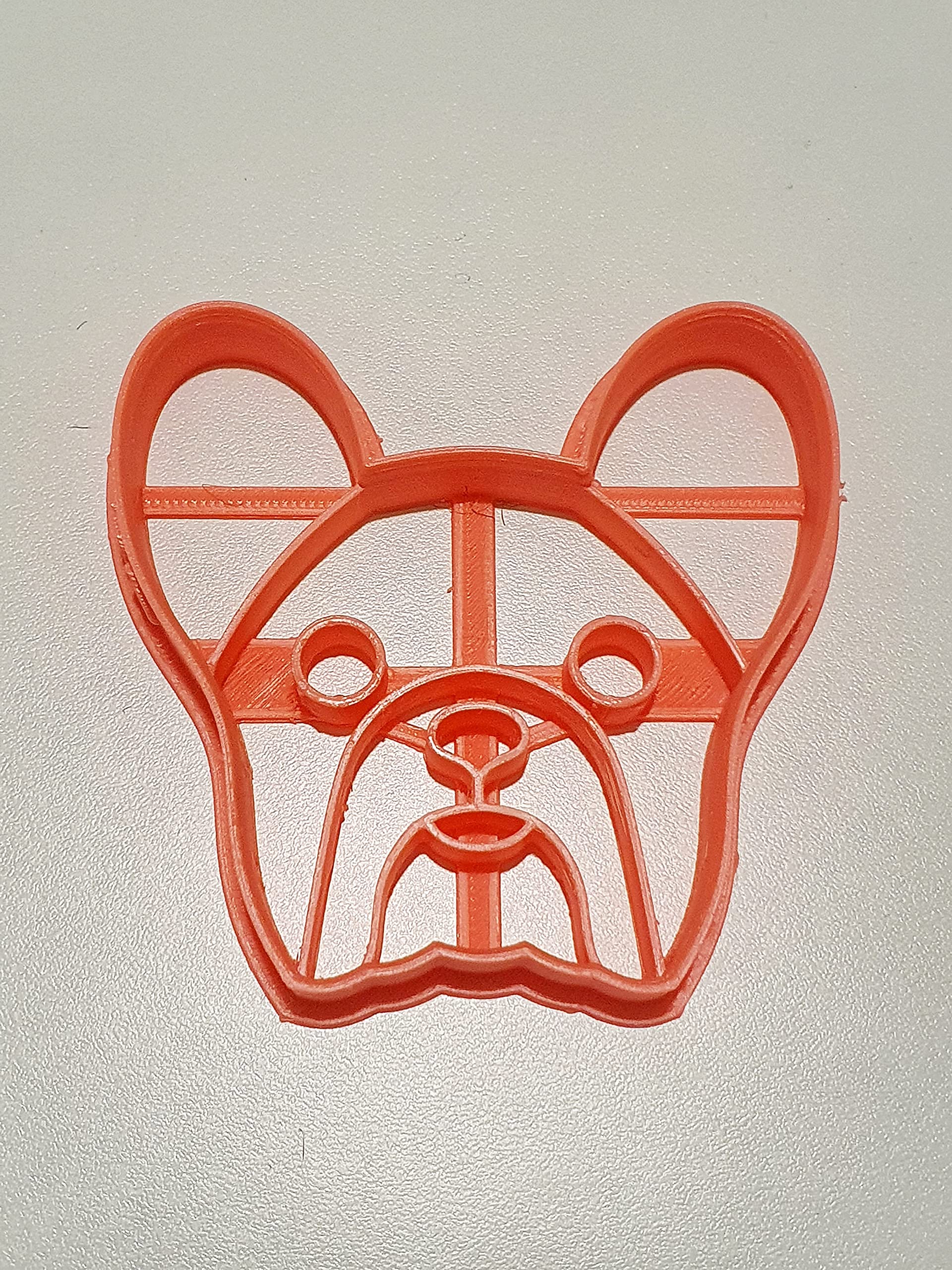 T3D Cookie Cutters French Bulldog Cookie Cutter, Suitable for Cakes Biscuit and Fondant Cookie Mold for Homemade Treats, Dogs, 3.56 inch x 3.43 inch x 0.55 inch