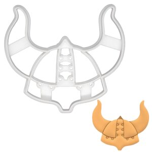 viking helmet cookie cutter, 1 piece - bakerlogy