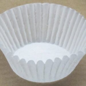 500 pcs - White Paper Cupcake Cup Liners - STANDARD Size