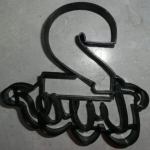 NUMBER 2 WITH WORD BIRTHDAY ANNIVERSARY PARTY AGE DATE DETAILED COOKIE CUTTER MADE IN USA PR2403